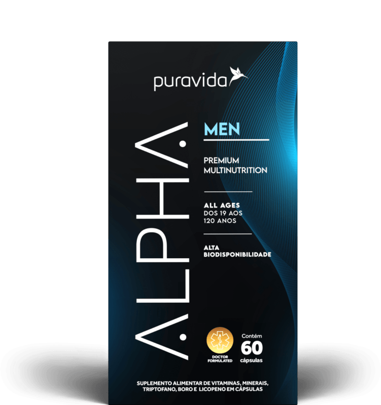 Alpha Men – 60 Caps – Pura Vida – PULSE NUTRITION BR